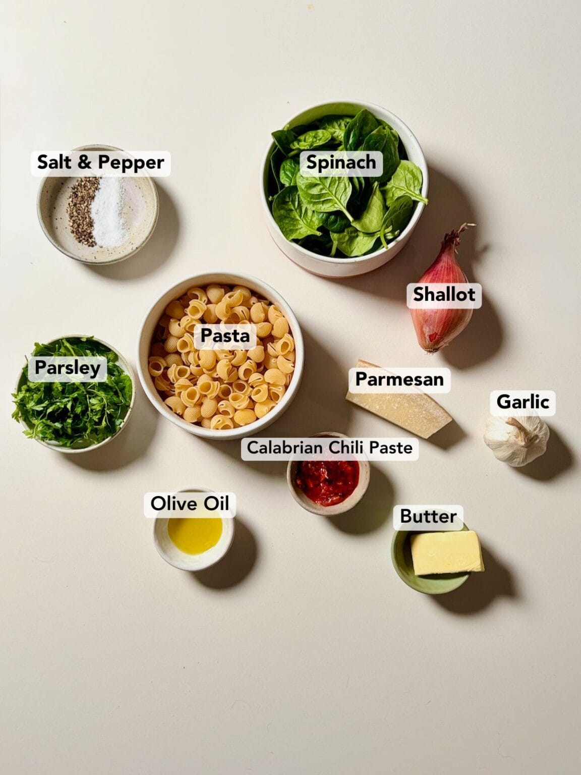Calabrian Chili Spinach Pasta (Only 20 Minutes!) - Carol Bee Cooks