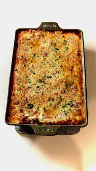 Lasagna with Béchamel (no ricotta) - Carol Bee Cooks