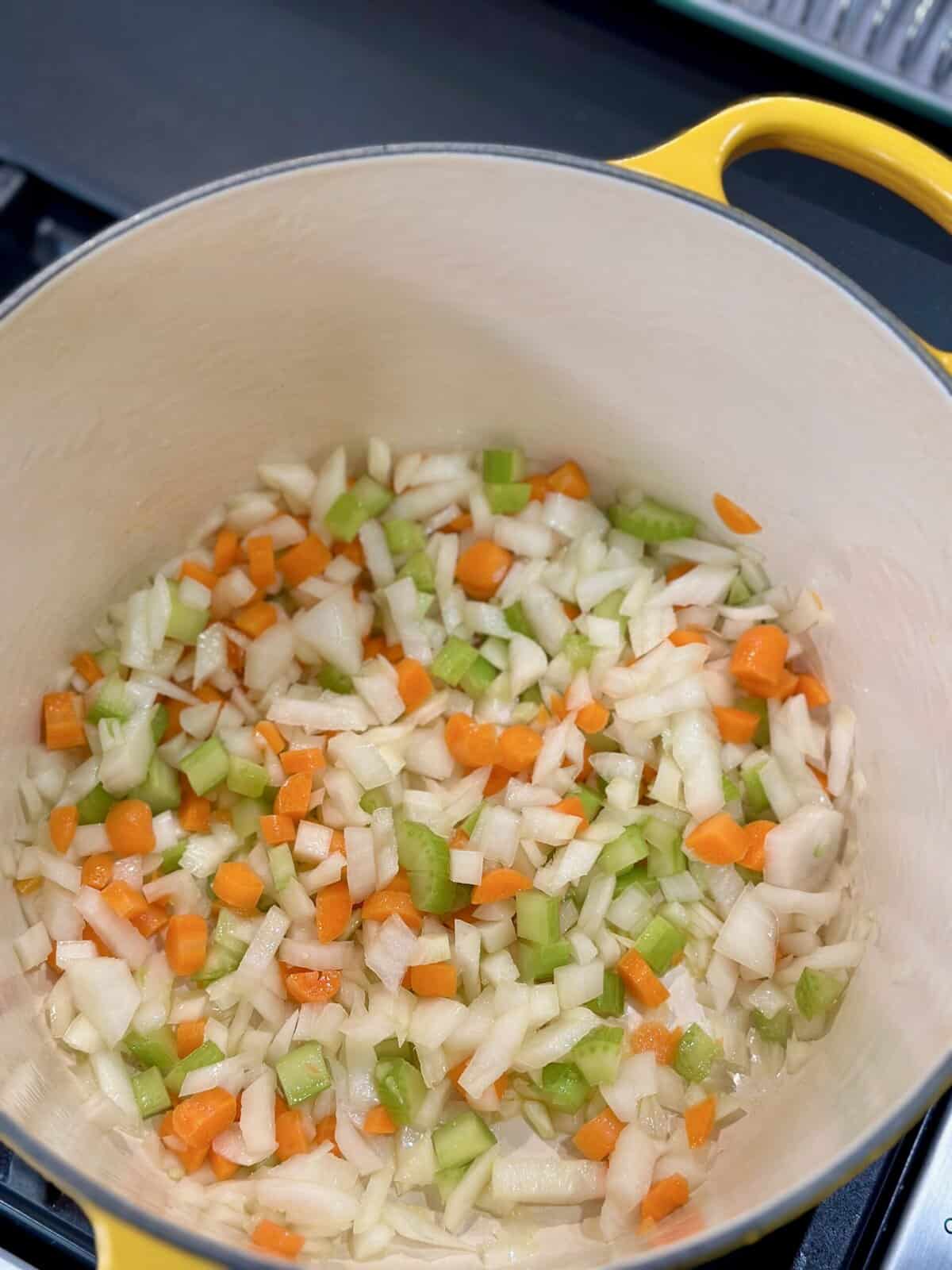 Mini Meatball Soup with Pasta and White Beans - Carol Bee Cooks