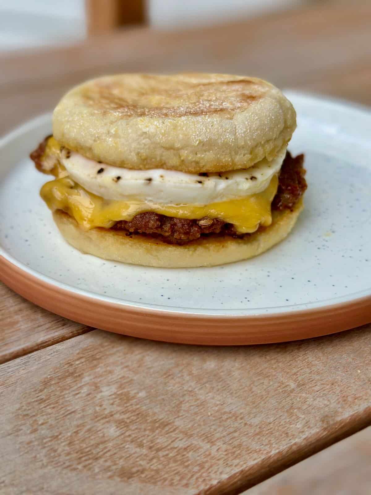 Homemade Sausage & Egg McMuffin - Carol Bee Cooks