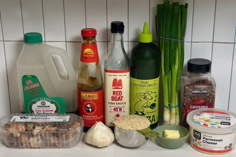 Garlic Butter Umami Orzo - Carol Bee Cooks
