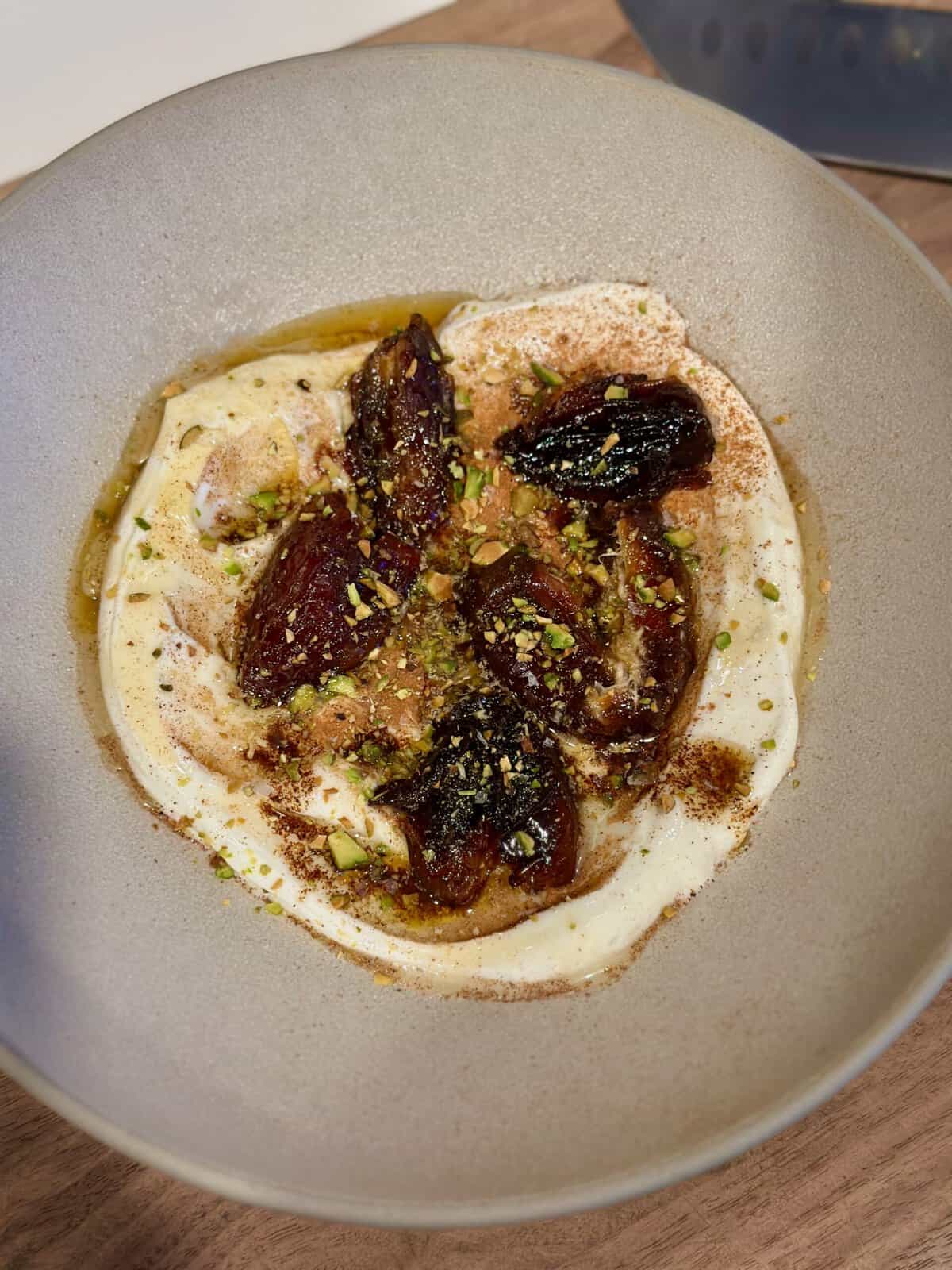 Butter Fried Dates with Yogurt - Carol Bee Cooks