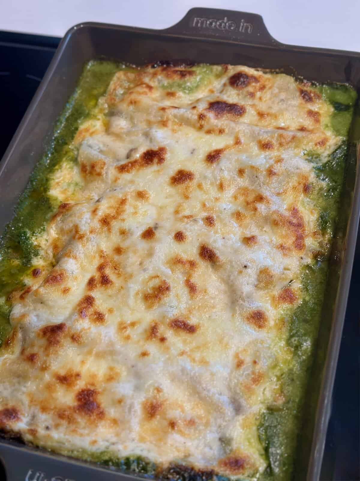 Green Lasagna with Béchamel (no ricotta) - Carol Bee Cooks