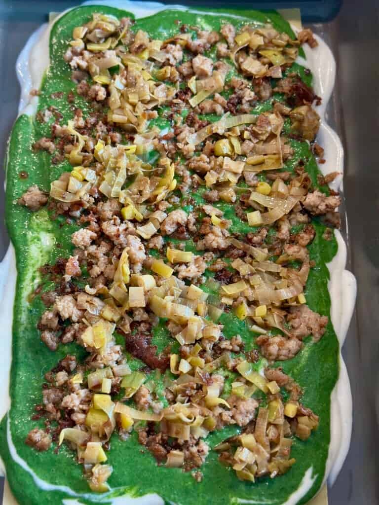 Green Lasagna with Béchamel (no ricotta) - Carol Bee Cooks