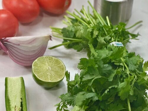 Chipotle Copycat Fresh Tomato Salsa Recipe (Mild Salsa) - Carol Bee Cooks