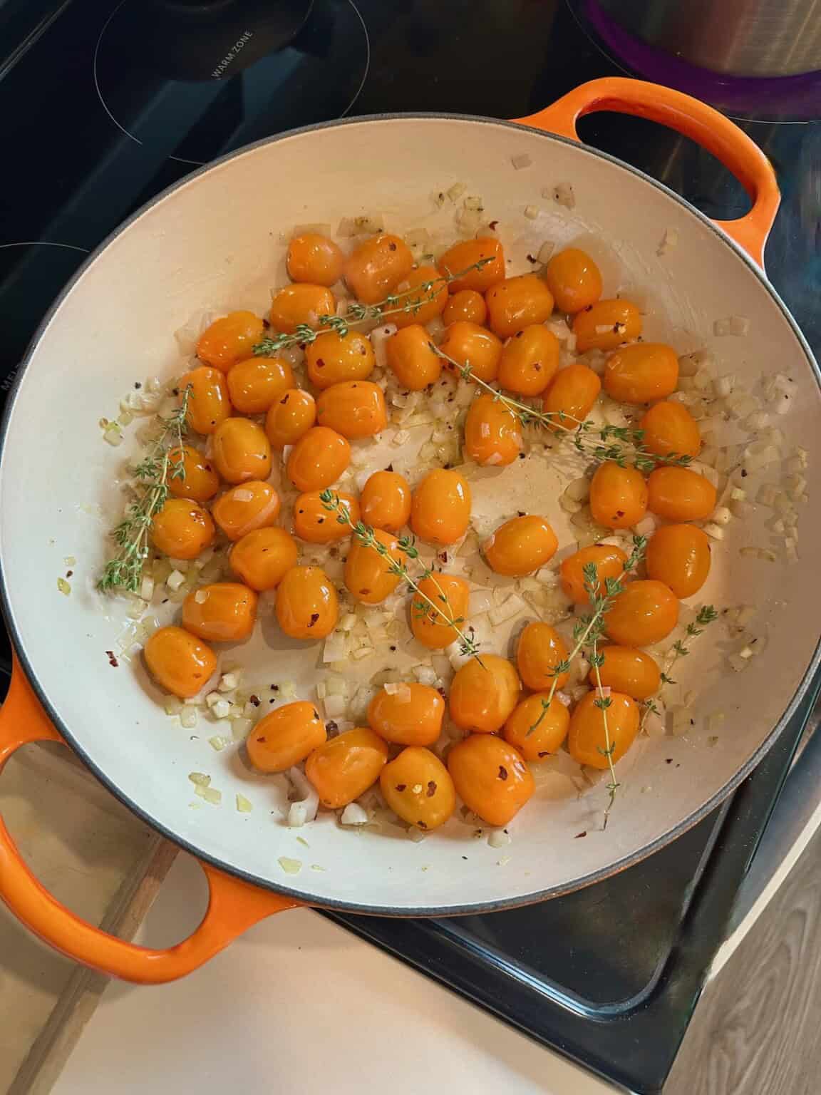 Creamy Orange Tomato Pasta - Carol Bee Cooks